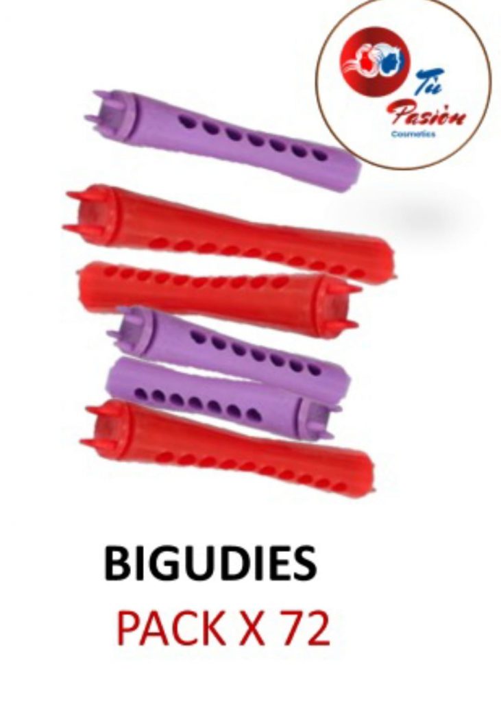 Bigudi Pack x 72 - # 0-1-2-3-4-5-6-7-8- Productos para Peluquería